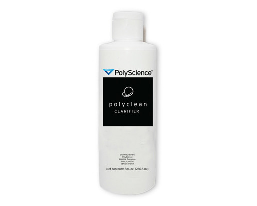 polyclean CLARIFIER - 8 oz & case (12 x 8 oz) | PolyScience